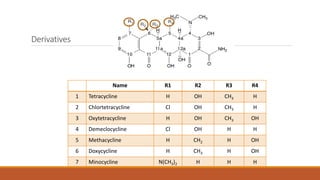 Tetracyclines Medicinal Chemistry | PPTX