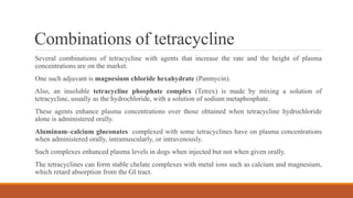 Tetracyclines Medicinal Chemistry | PPTX