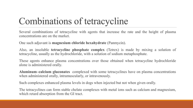 Tetracyclines Medicinal Chemistry | PPTX