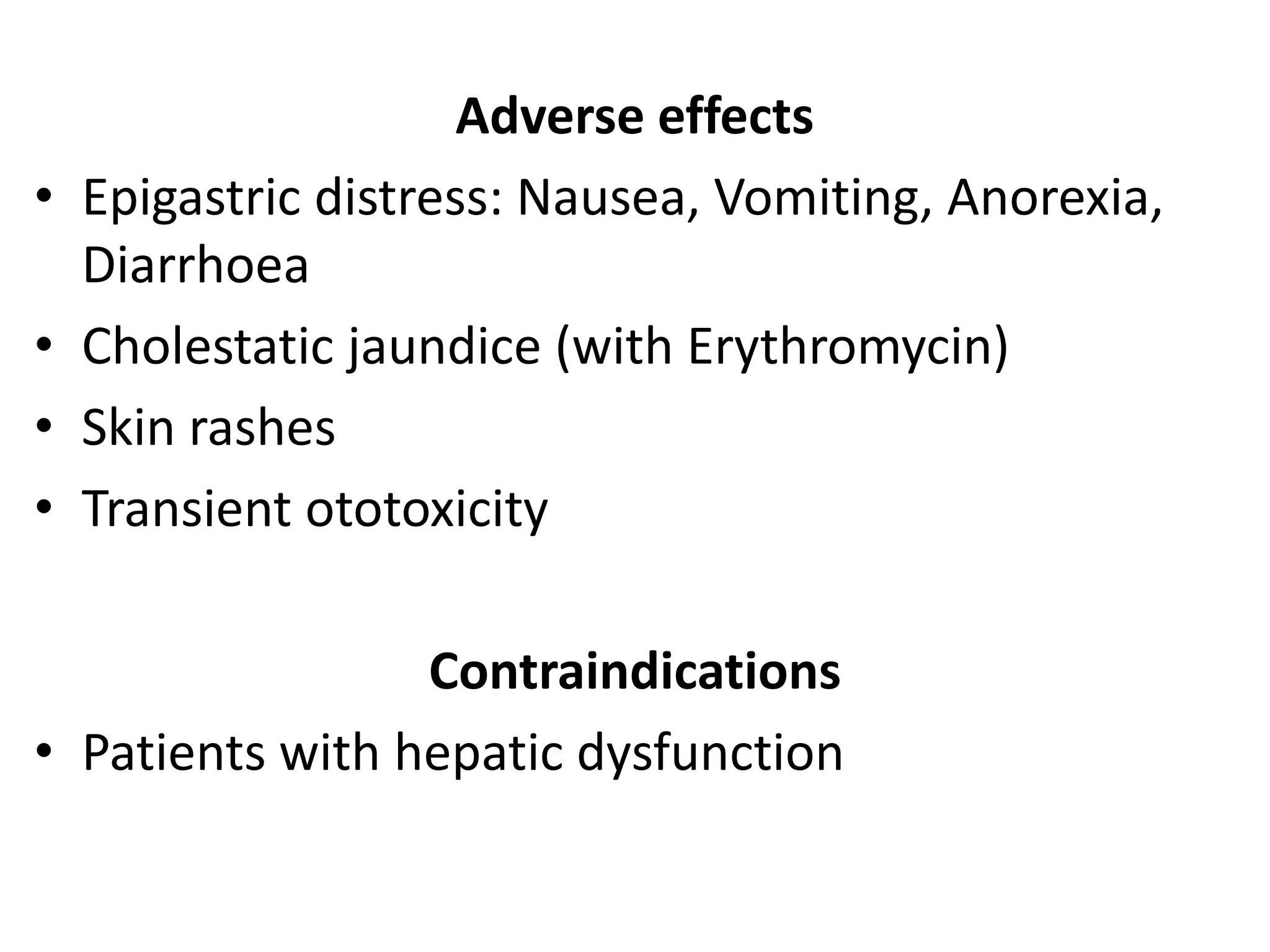 Tetracyclines, Aminoglycosides, Chloramphenicol, Macrolides | PPTX