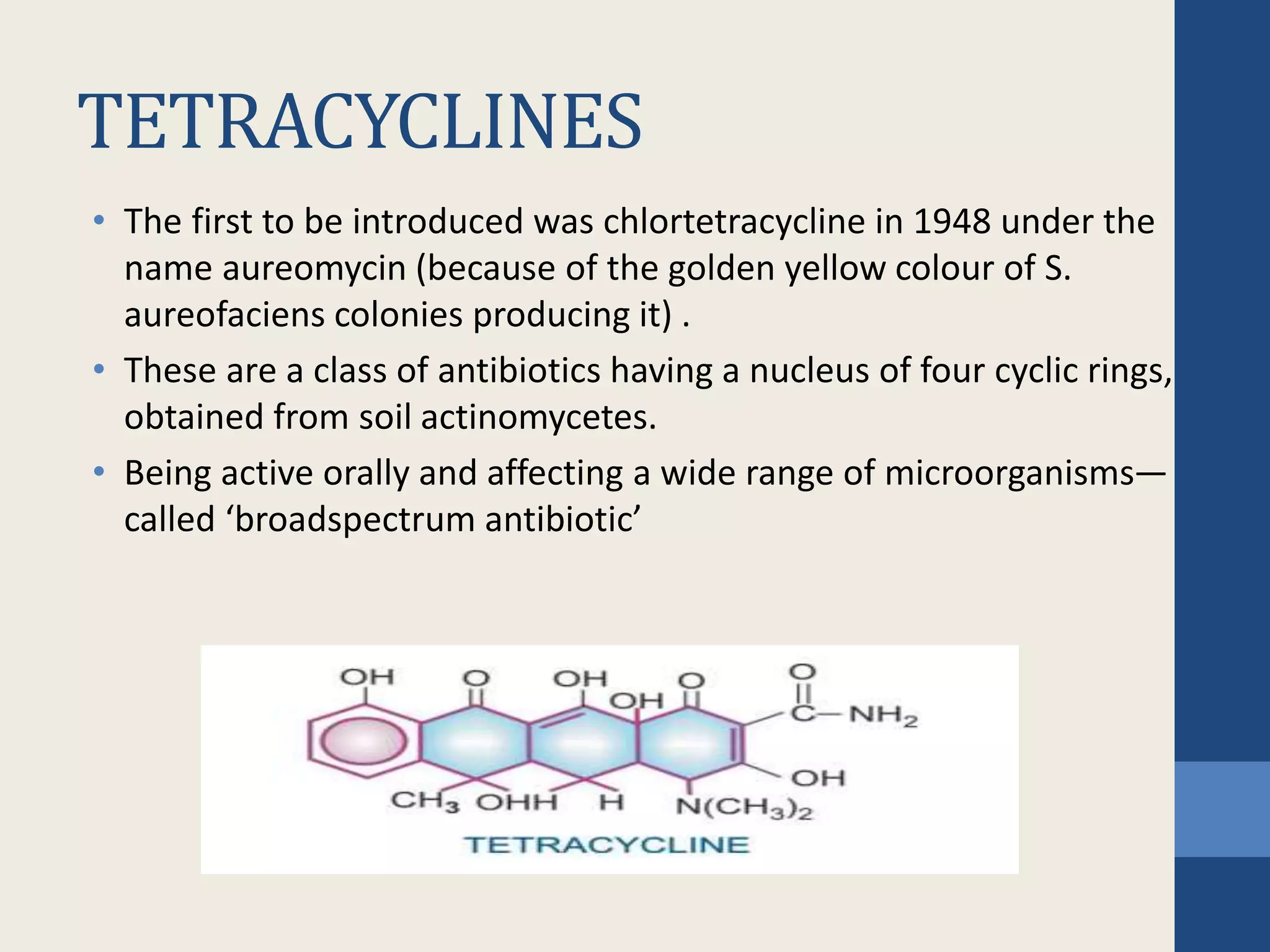 Tetracyclines and Chloramphenicol (Broad-Spectrum Antibiotics).pptx