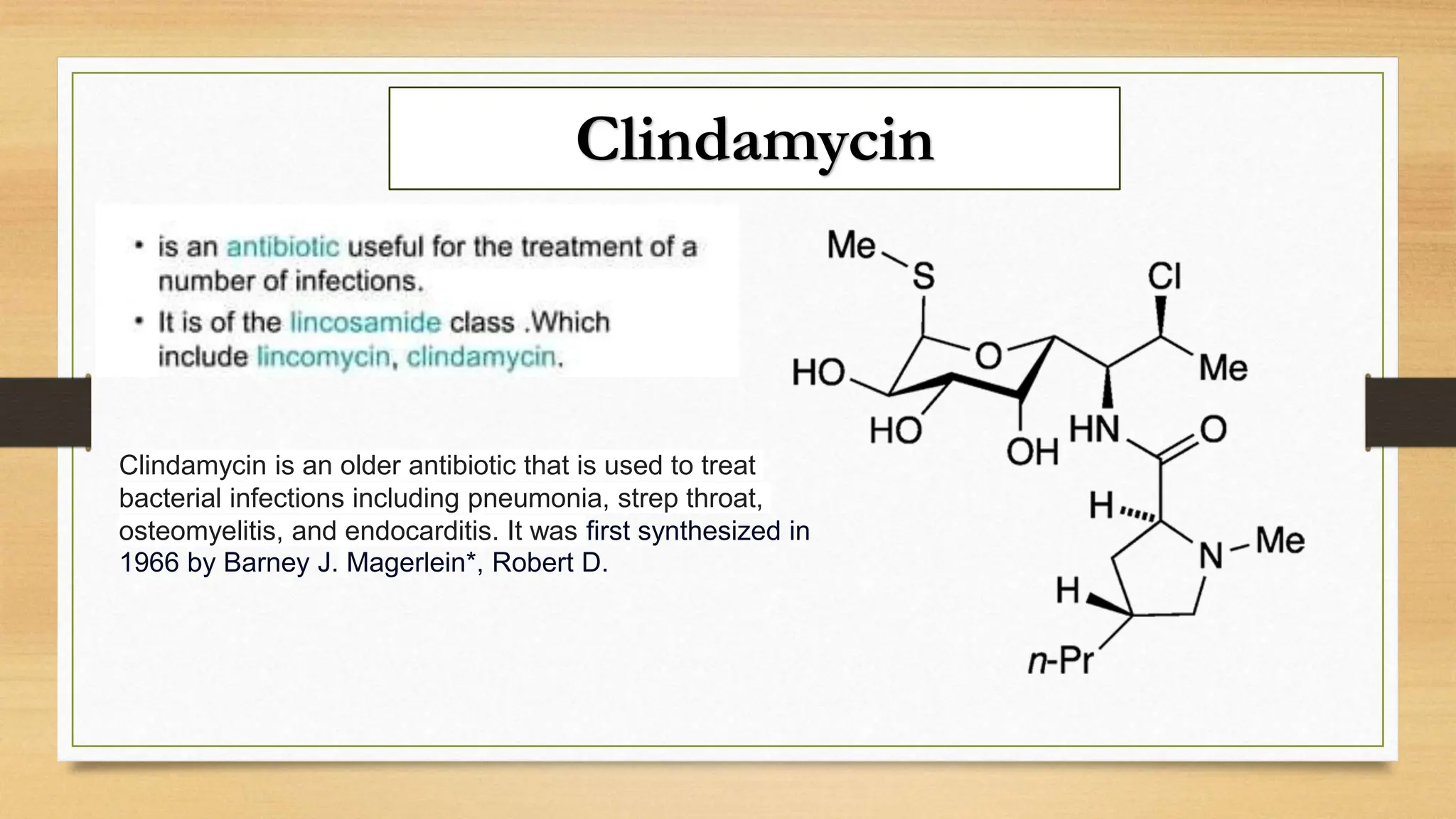 Tetracyclines, Macrolides, Chloramphenicol and Clindamycin Antibiotics for Pharmacy and Medical ...