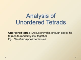 Tetrad analysis | PPTX