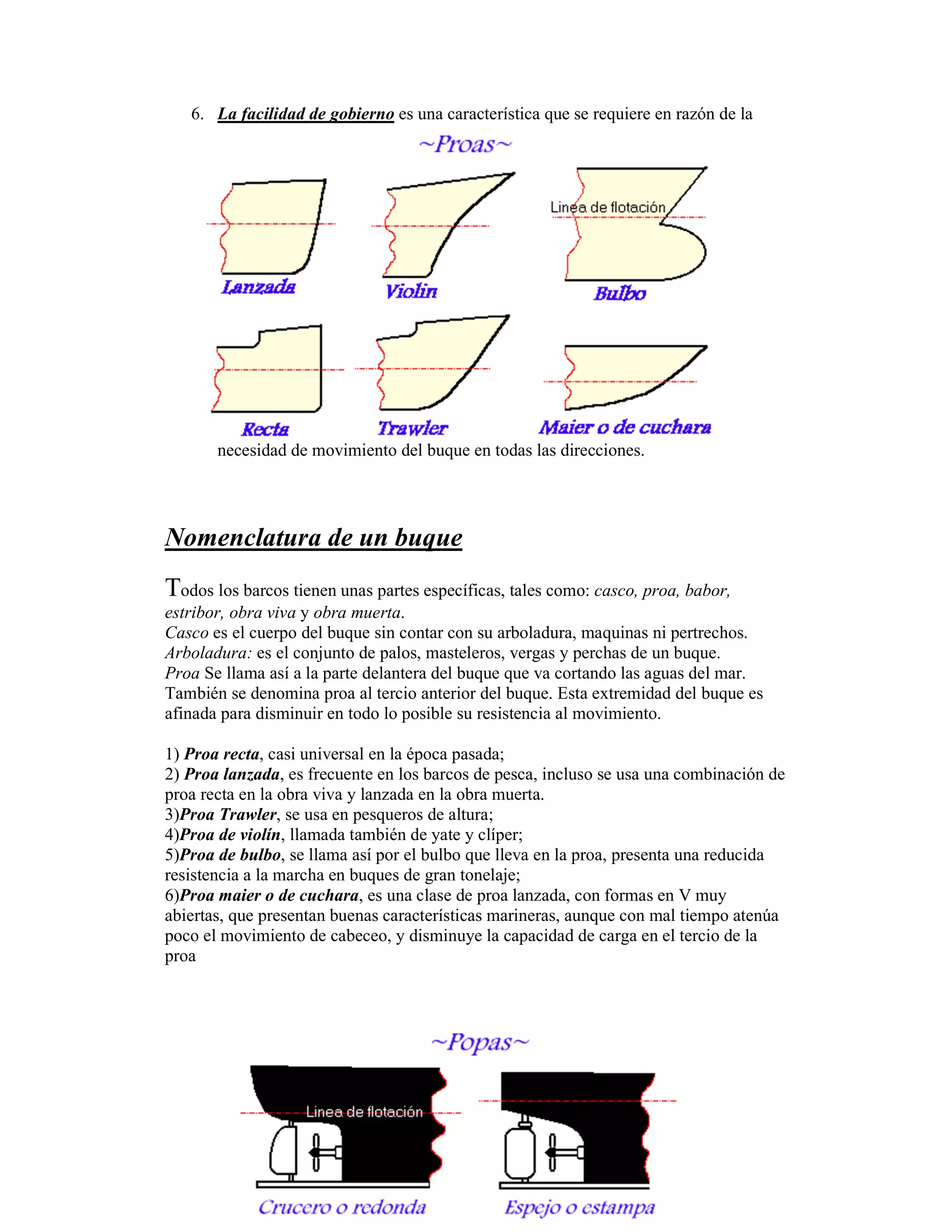 estructura de un barco utp | PDF