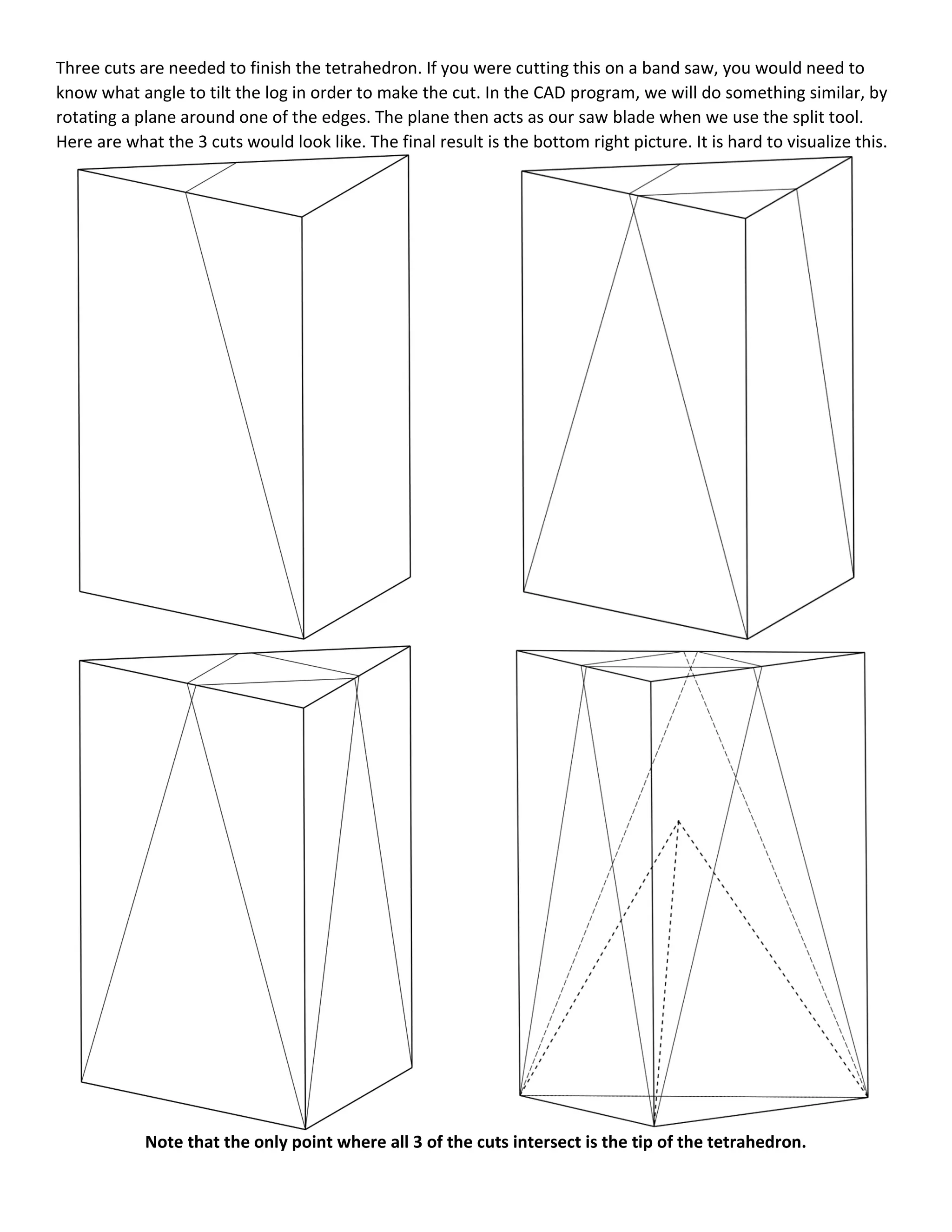 Tetrahedron compound angles example | PDF