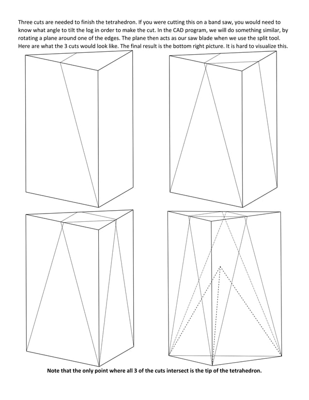 Tetrahedron compound angles example | PDF