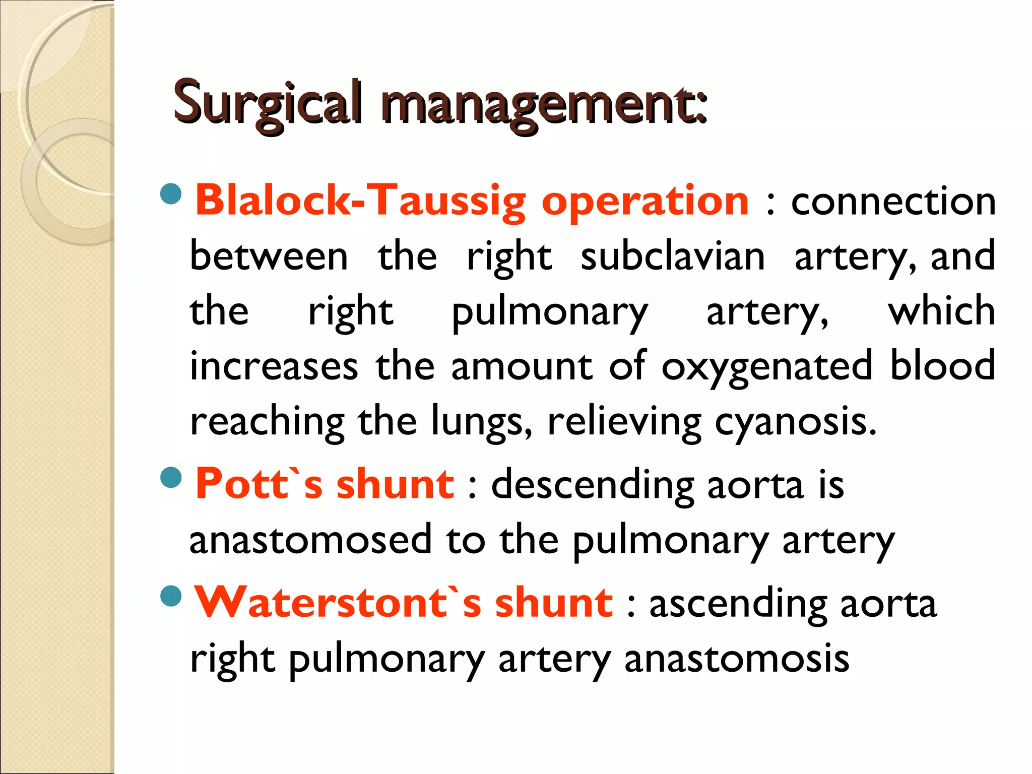 Tetralogy of fallot | PPT