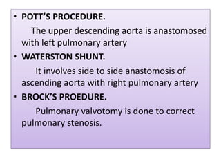 Tetralogy of fallot | PPTX
