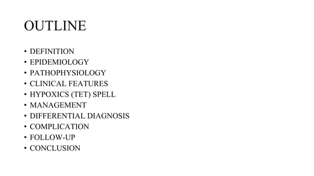 Tetralogy of Fallot,Fallot's syndrome, Fallot's tetrad, Steno–Fallot ...