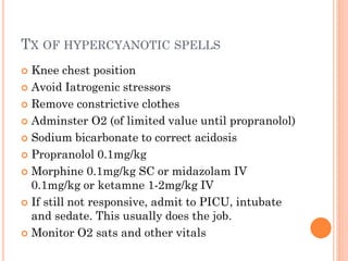 Tetralogy of falot management | PPT