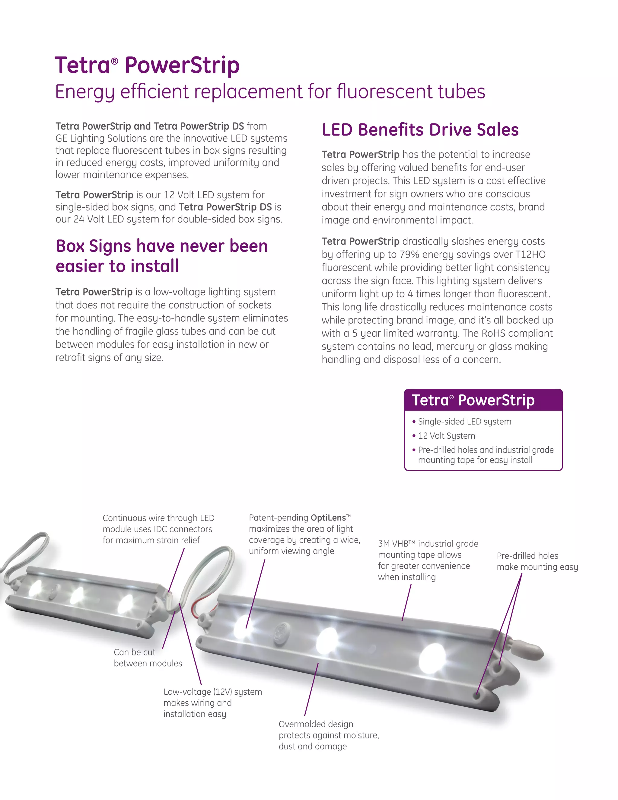Tetra Power Strip Brochure | PDF