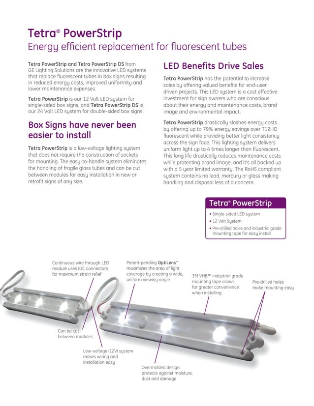 Tetra Power Strip Brochure | PDF