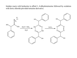 Synthesis and reaction of six membered heterocycle-Tetrazine | PPTX