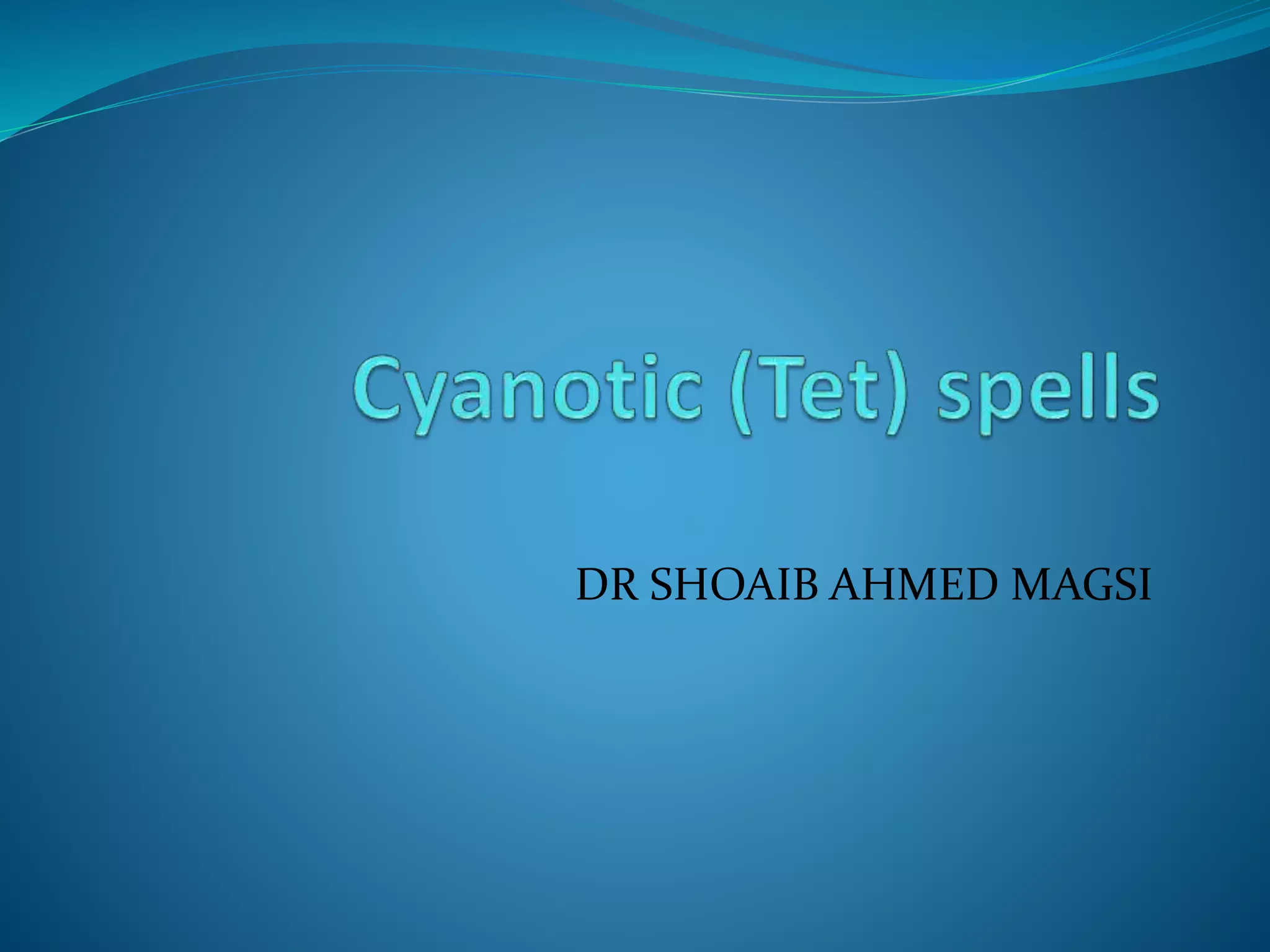 mangement of Tet spells | PPTX