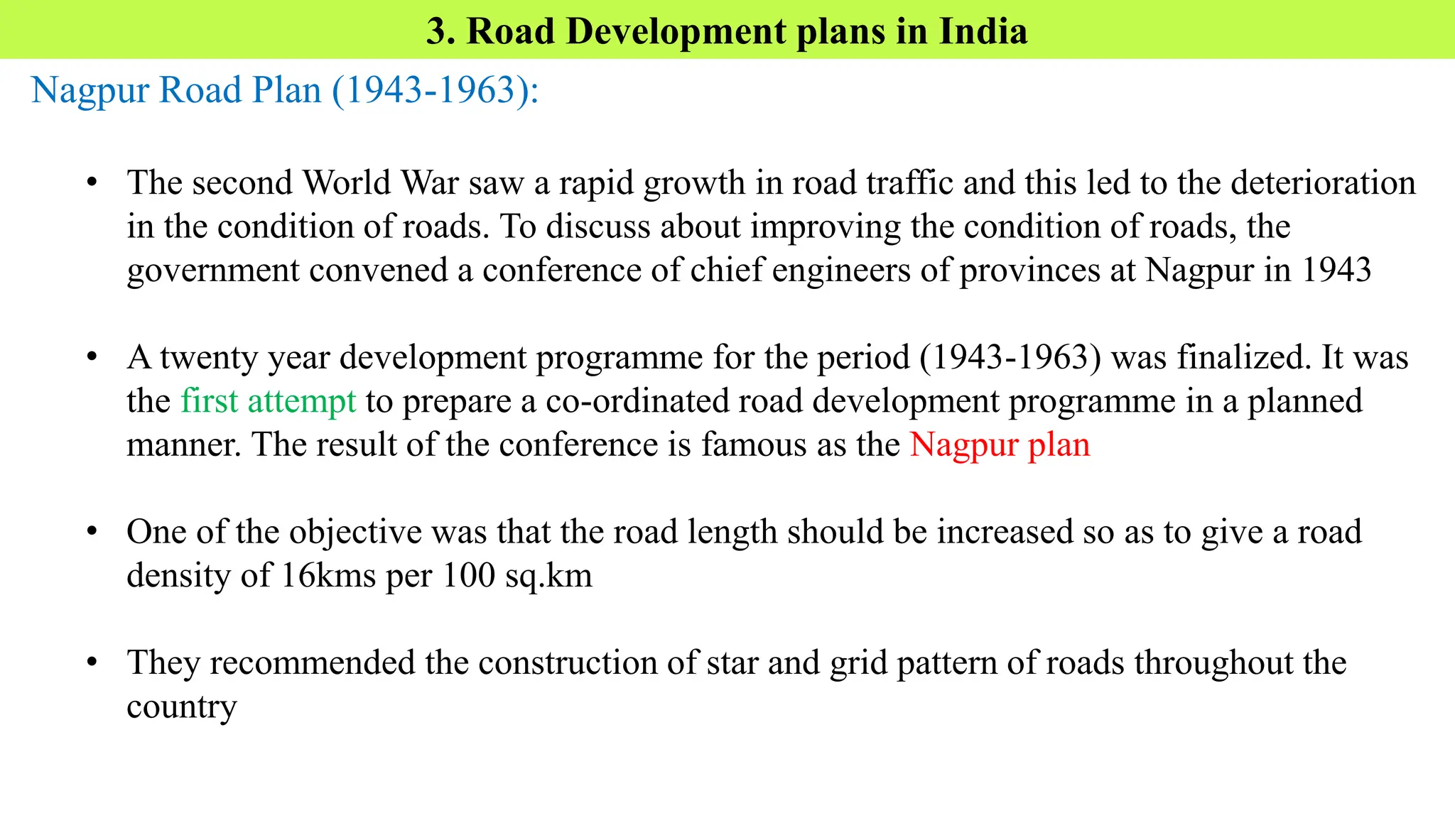 Highway Development and Planning Transportation Engineering | PPTX