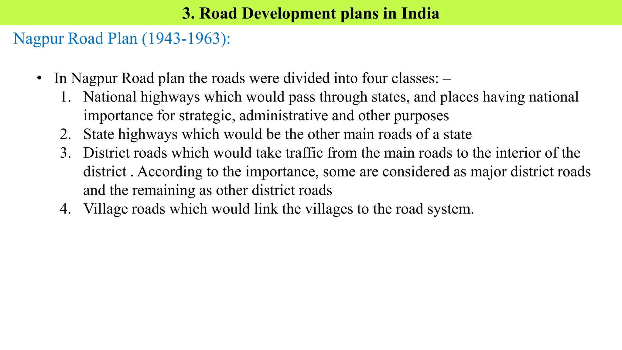 Highway Development and Planning Transportation Engineering | PPTX