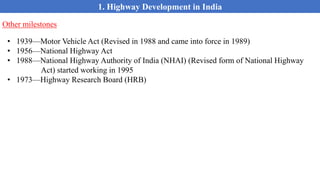 Highway Development and Planning Transportation Engineering | PPTX