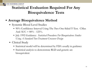 Bioequivalence & Bioavailability | PDF
