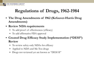 Introduction to the Legal Basis for Generic Drug Approvals | PPT