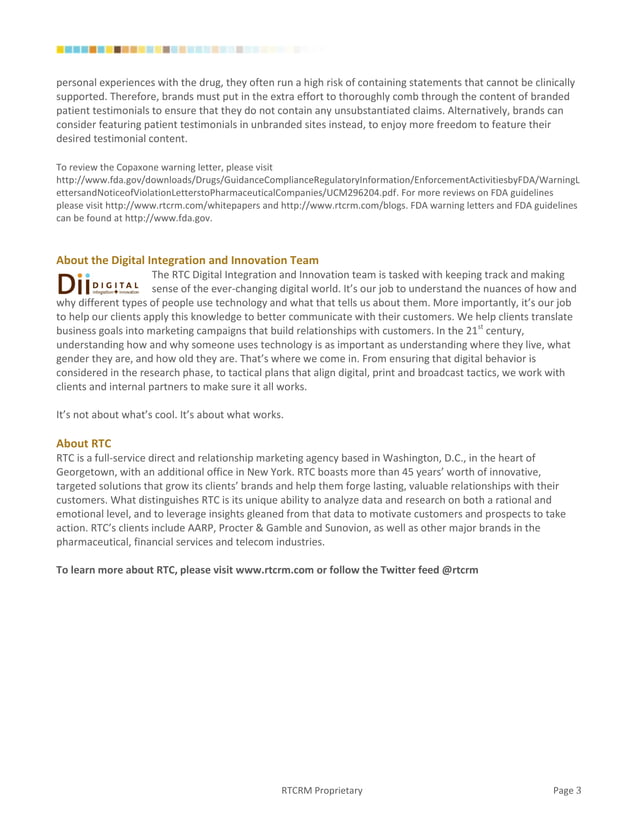 RTC POVs: FDA Warning Letter for Copaxone, March 2012 | PDF ...