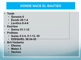 TEVILAH (Bautismo en Agua) | PPTX