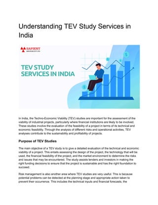 TEV Study Services in India - Sapient Services.pdf
