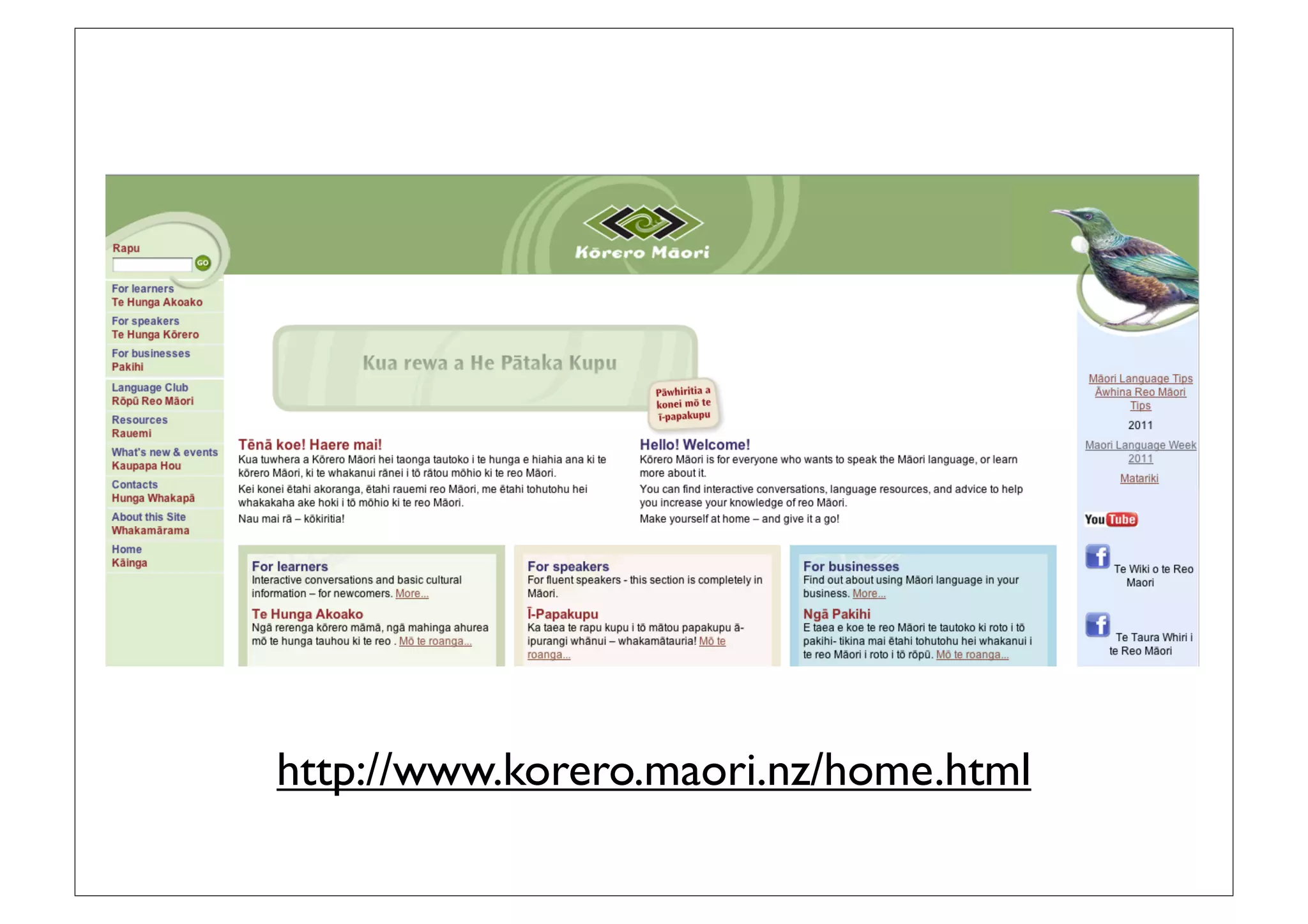 Te wiki o te reo māori | PPT