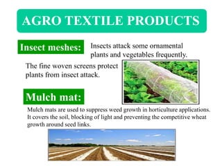 Agrotech-Agro textiles | PPTX