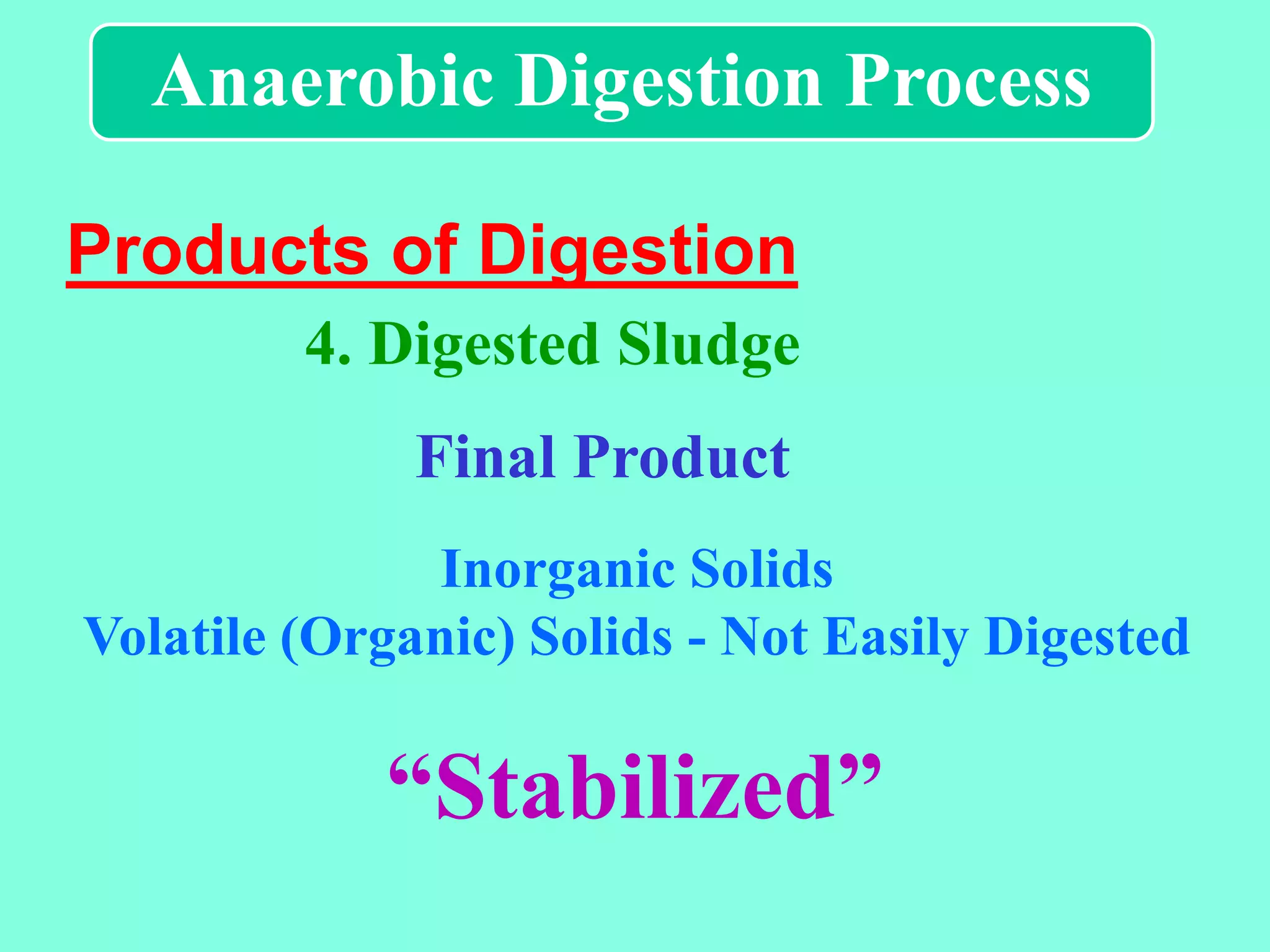 ANAEROBIC SLUDGE DIGESTION PROCESS | PPTX