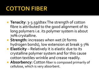 properties of fiber | PPTX | Hair Care | Beauty