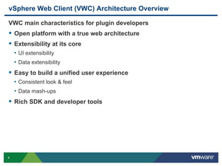 VMworld 2013: vSphere UI Platform Best Practices: Putting the Web ...