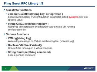 VMworld 2013: How to Exchange Status Message Between Guest and Host ...