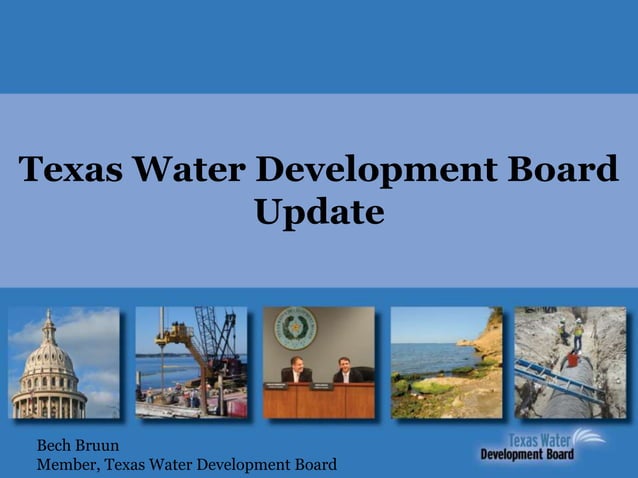Texas water development board update 3.6.14