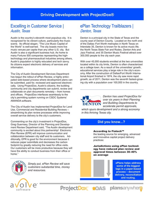 ProjectDox Case Study: ProjectDox® is Big in Texas! New Era in Service ...