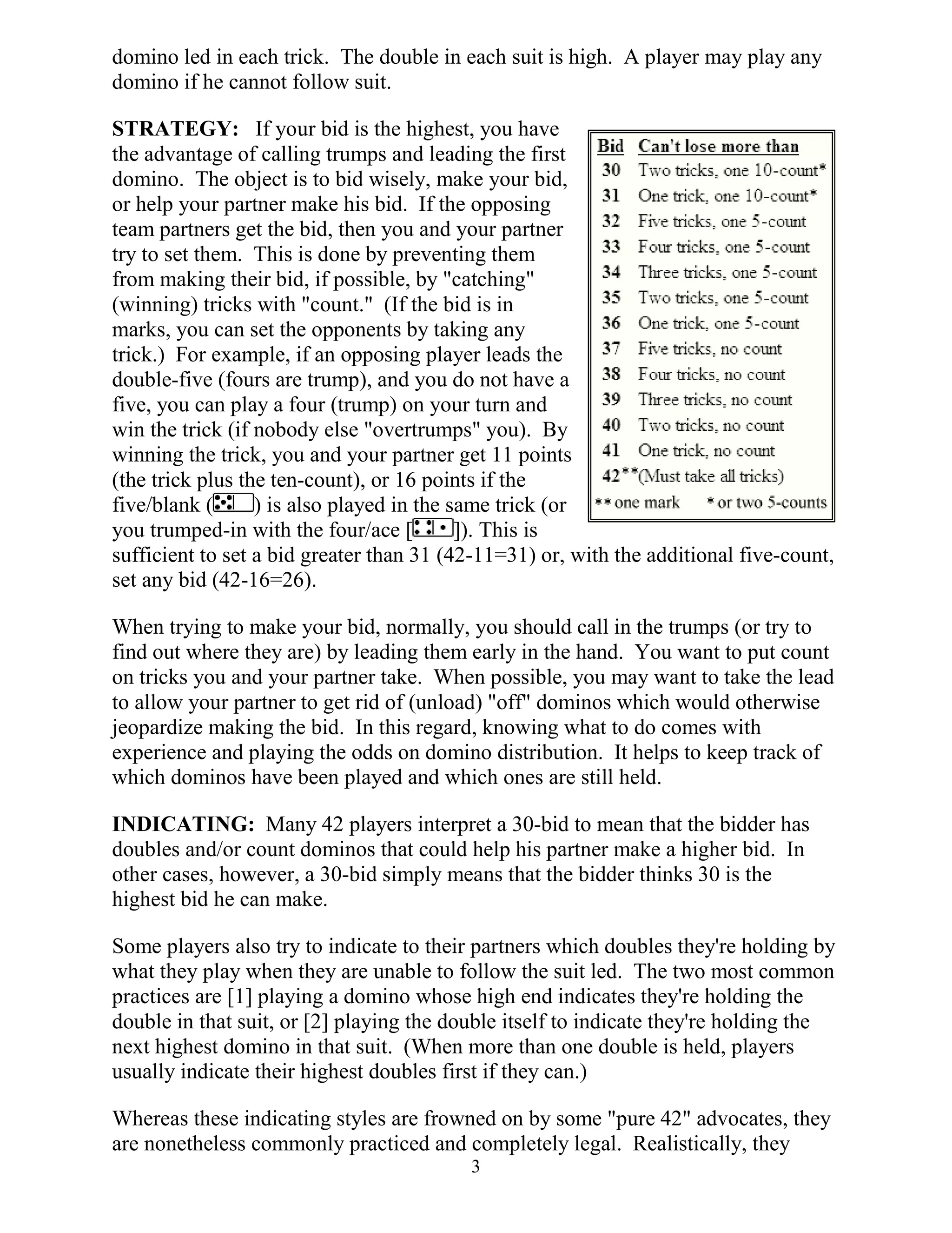 Texas 42 Dominos | PDF