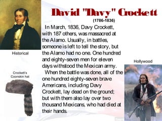 Texas as a state & The Battle of the Alamo | PPT