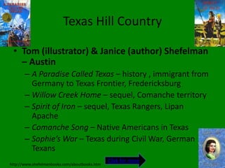 Texas authors by regions | PPT