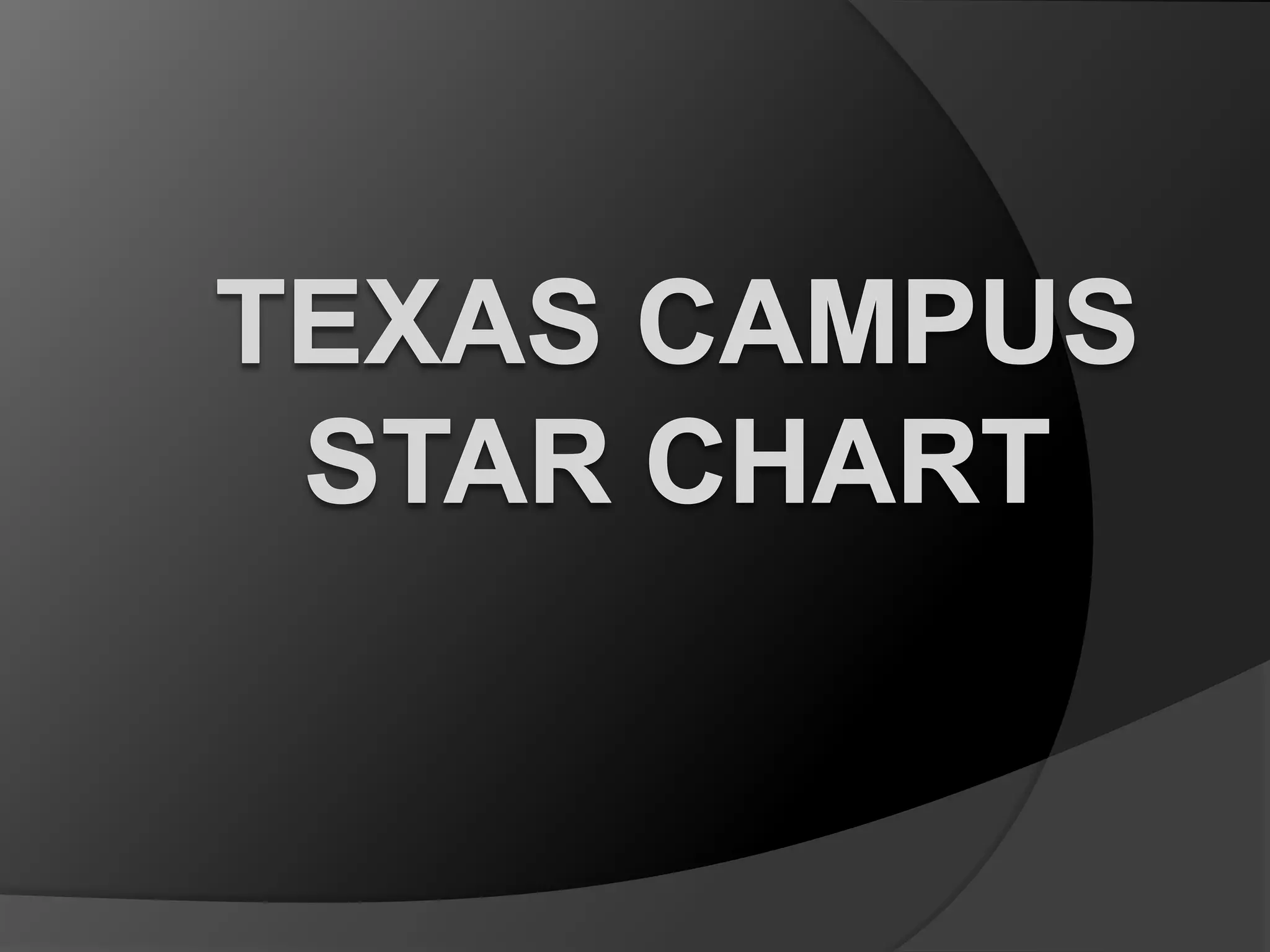 Texas campus star chart | PPTX