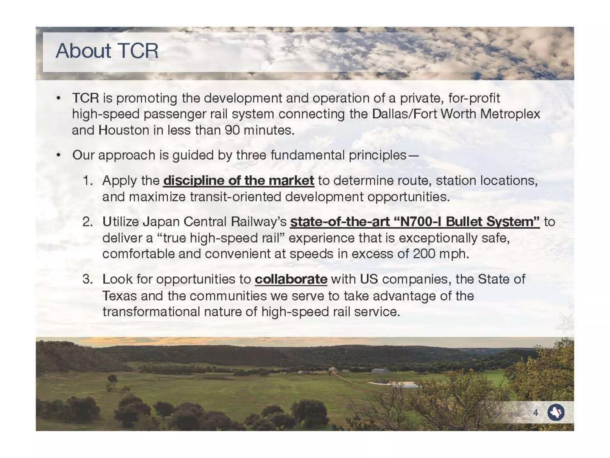 Texas Central High-Speed Railway Project Update | PPTX