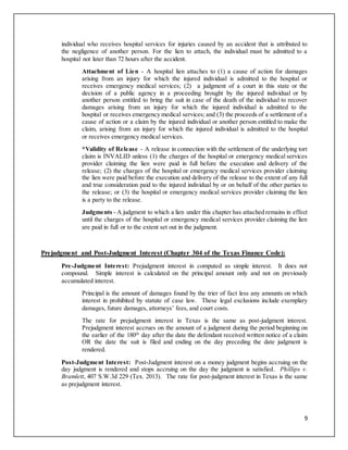 Texas Civil Litigation Quick Reference Guide | DOCX