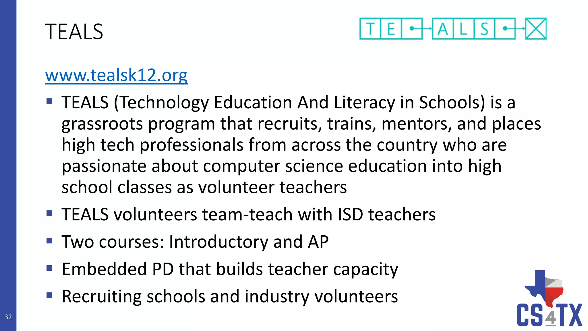 Building a Computer Science Pathway in Your High School - Feb 2017 | PPTX