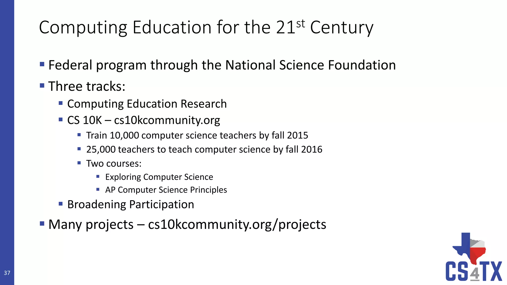 Building a Computer Science Pathway in Your High School - Feb 2017 | PPTX