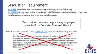 Building a Computer Science Pathway in Your High School - Feb 2017 | PPTX