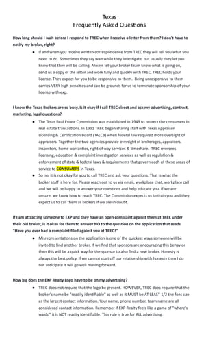Texas Frequently Asked Questions | PDF | Home Financing | Personal Debt