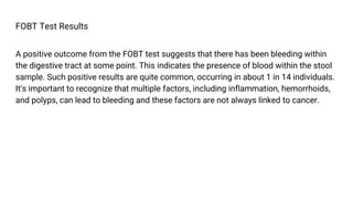 Texas FOBT Test | PPT