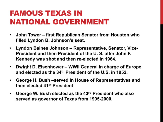 Texas government presentation | PPTX