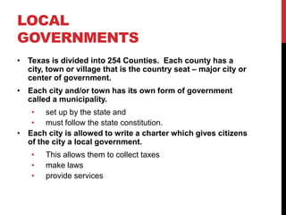 Texas government presentation | PPTX