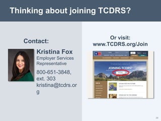 Texas County & Districts Retirement Systems | PPTX