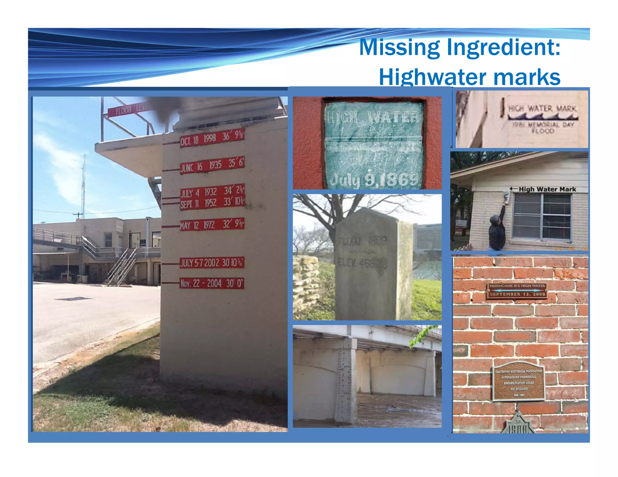 Texas high water marks crowd sourcing history, culture, and geography | PDF