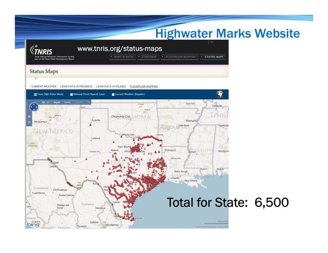 Texas high water marks crowd sourcing history, culture, and geography | PPT